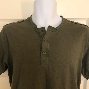 Express | Shirts | Mens Express Army Color Shirt Sz Medium | Poshmark